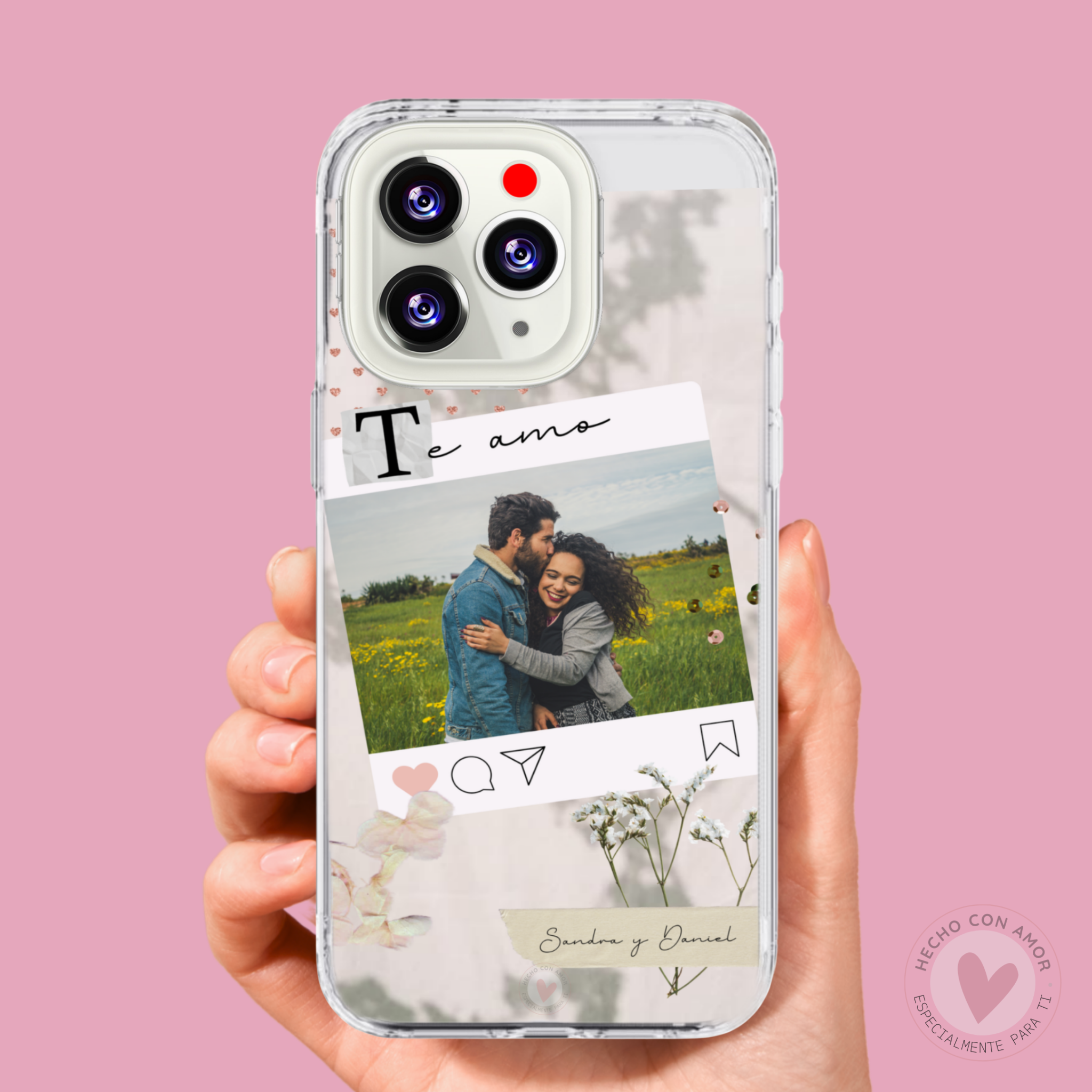 Funda Personalizada con Foto Diseño San Valentín Te Amo - Fundas ...